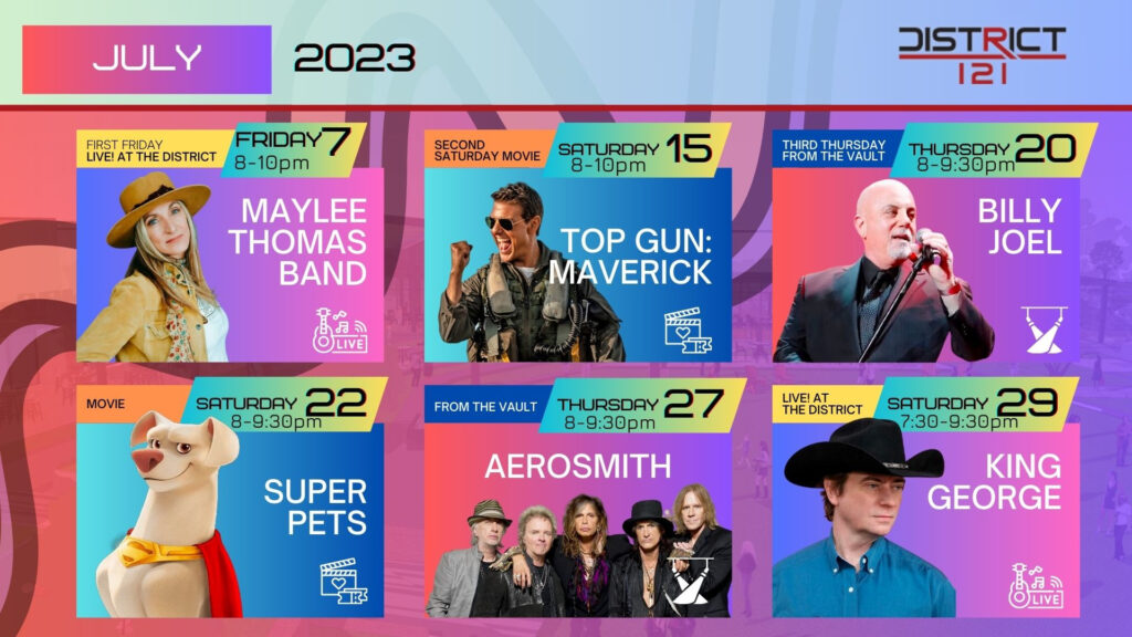 What’s Going on at McKinney’s District 121 in July & August? – District ...